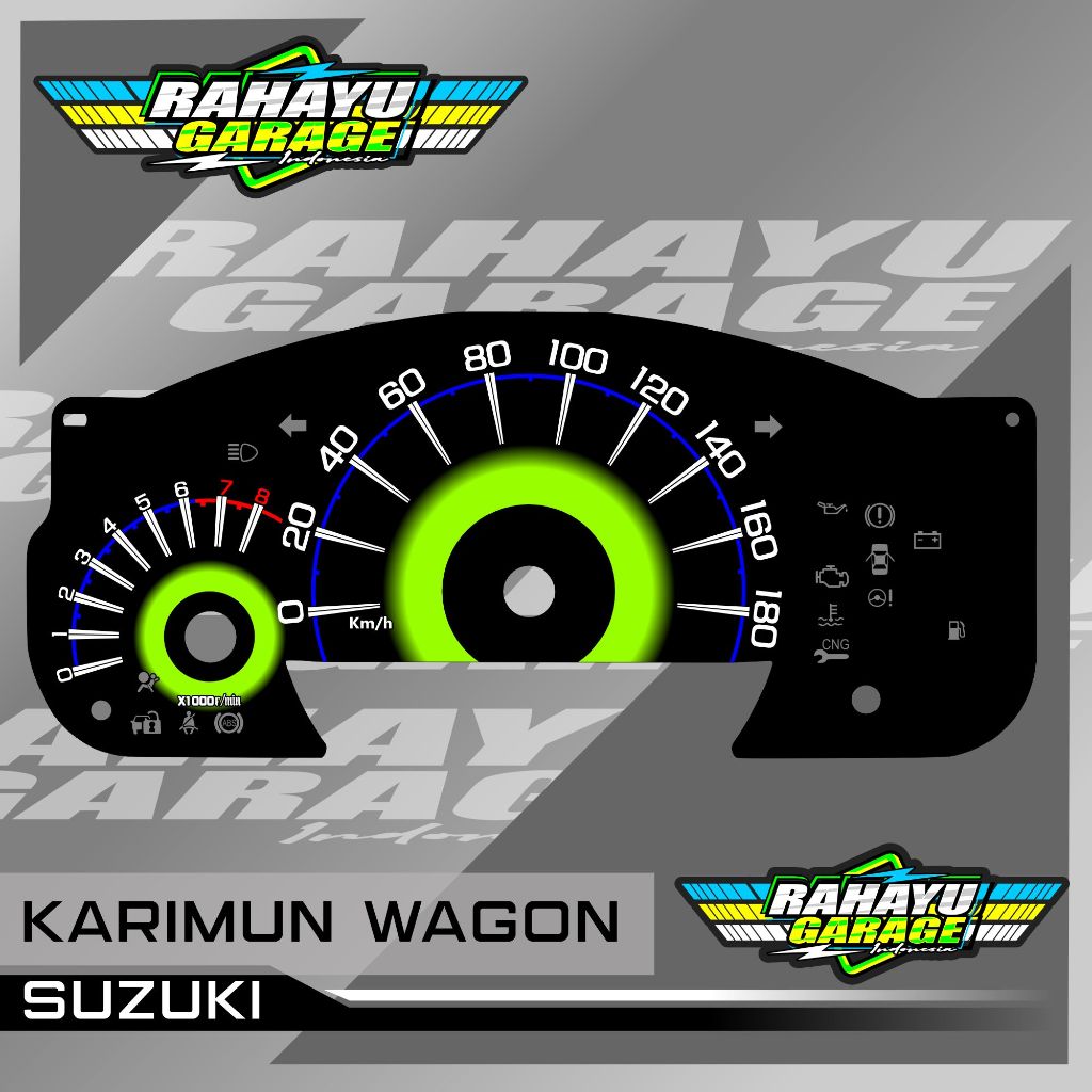 Custom SPEEDOMETER BOARD SUZUKI KARIMUN WAGON, KARIMUN WAGON R | Shopee ...