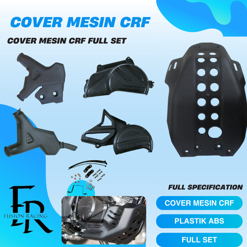 MESIN Crf 150l full set engine Cover/crf 150l full engine guard/gat crf ...
