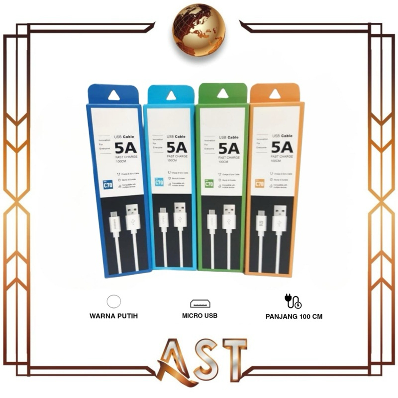 5a Micro Usb Data Cable All Brand Types All Brands Packing Box | Shopee ...