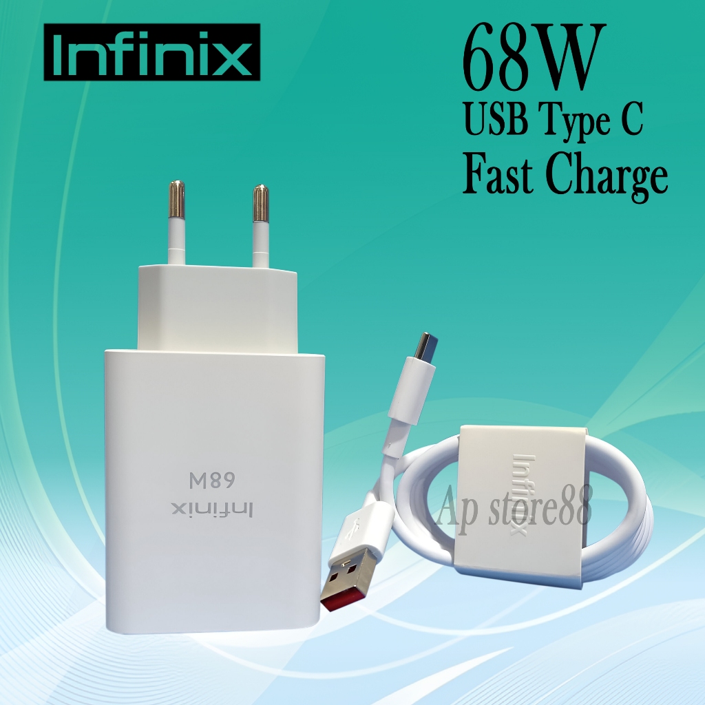 Charger Casan Infinix 68W Note 30 Pro Note 40 VIP Zero 30 30 VIP ...