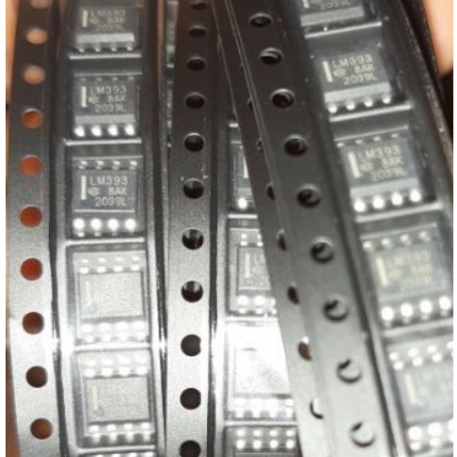 PS - IC LM393 LM393D LM393DR Dual Differential Comparator SMD IC SOP-8 ...