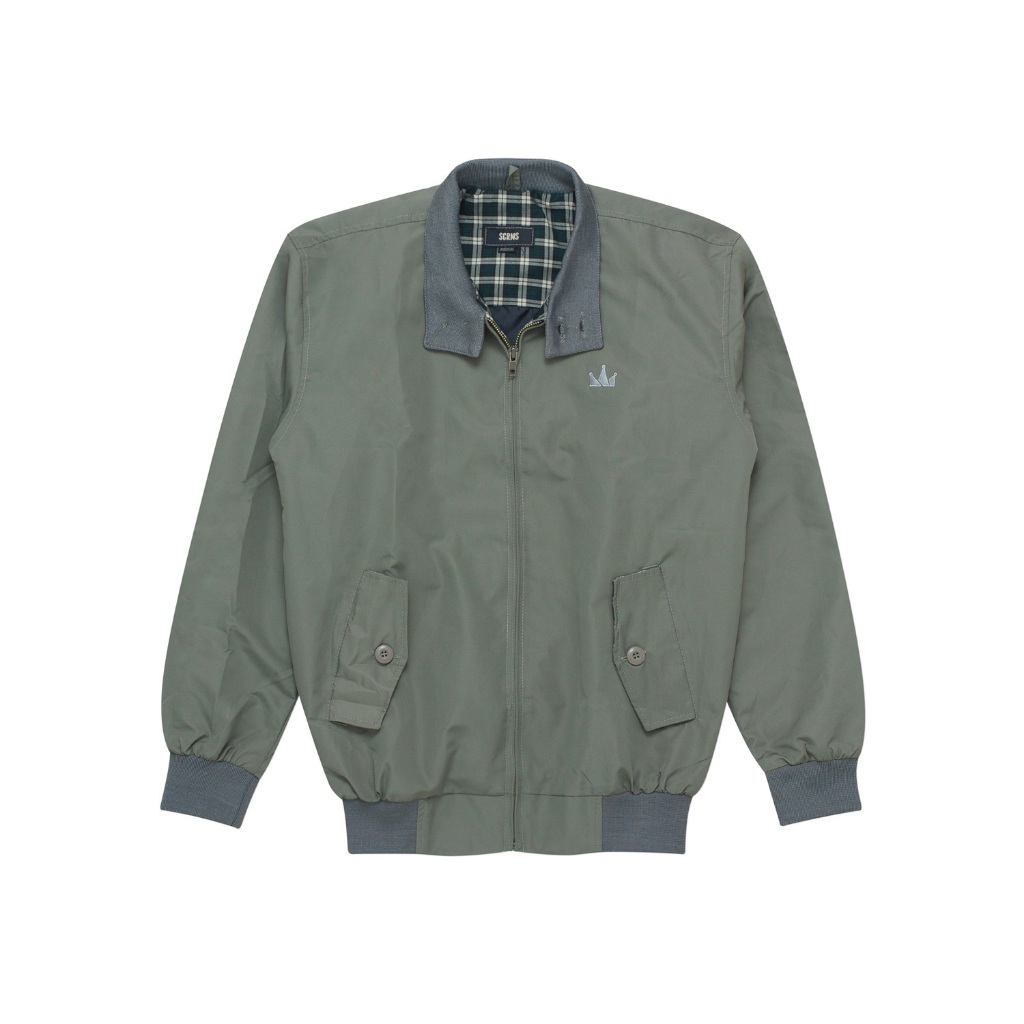 Screamous Jacket Harrington CLETO OLIVE | Shopee Philippines