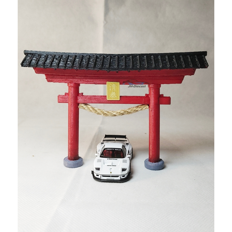 Torii gate Japanese gate Diorama Japanese gate miniature | Shopee ...