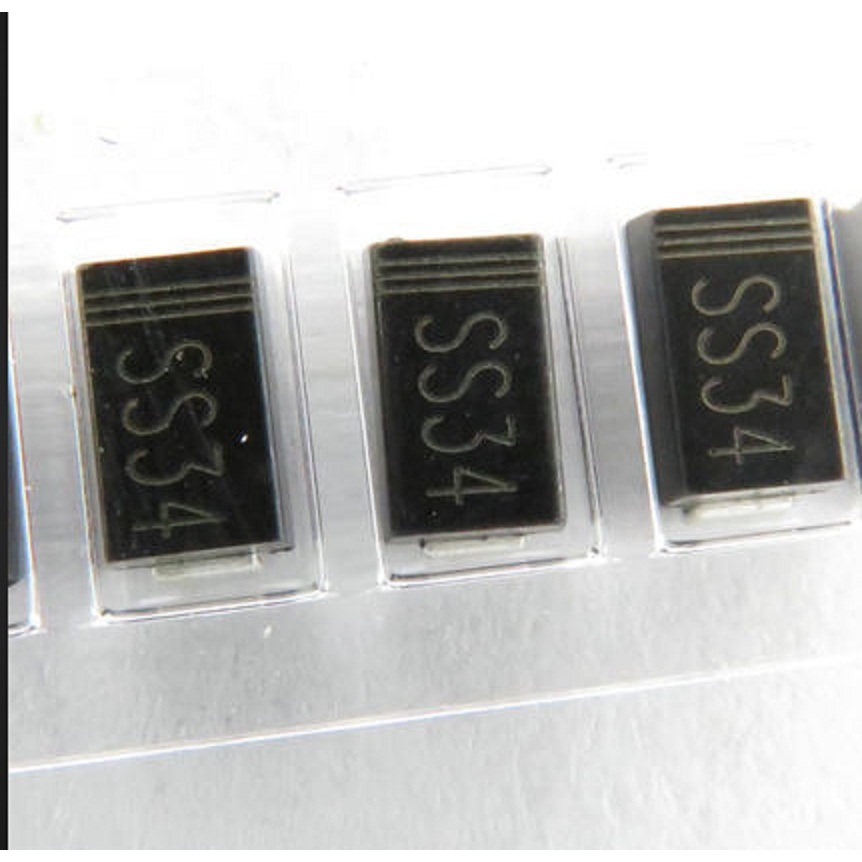 Ps - Diode SS34 SMD 3A 1N5822 SMA DO-214AC SCHOTTKY BARRIER RECTIFIER ...