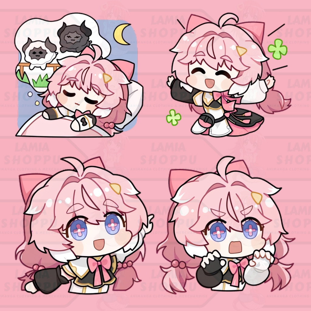 Wuthering Waves Encore Chibi Sticker | Encore WuWa Sticker | Shopee ...