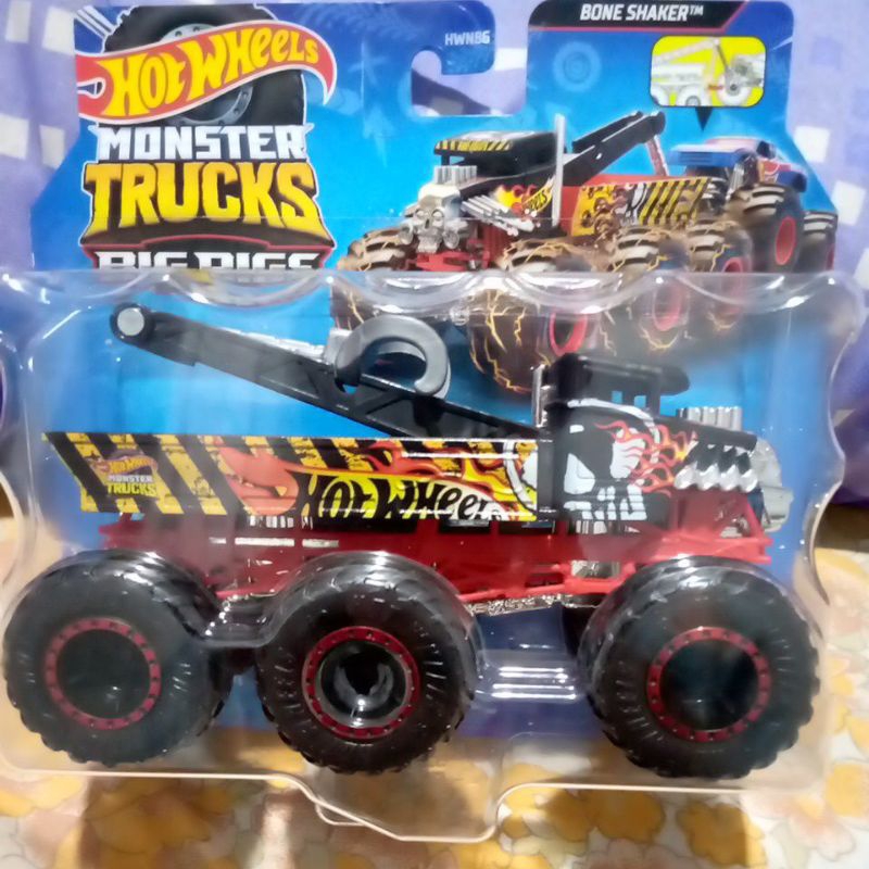 Hot Wheels Monster Trucks Big Rigs Boneshaker Bone Shaker | Shopee ...