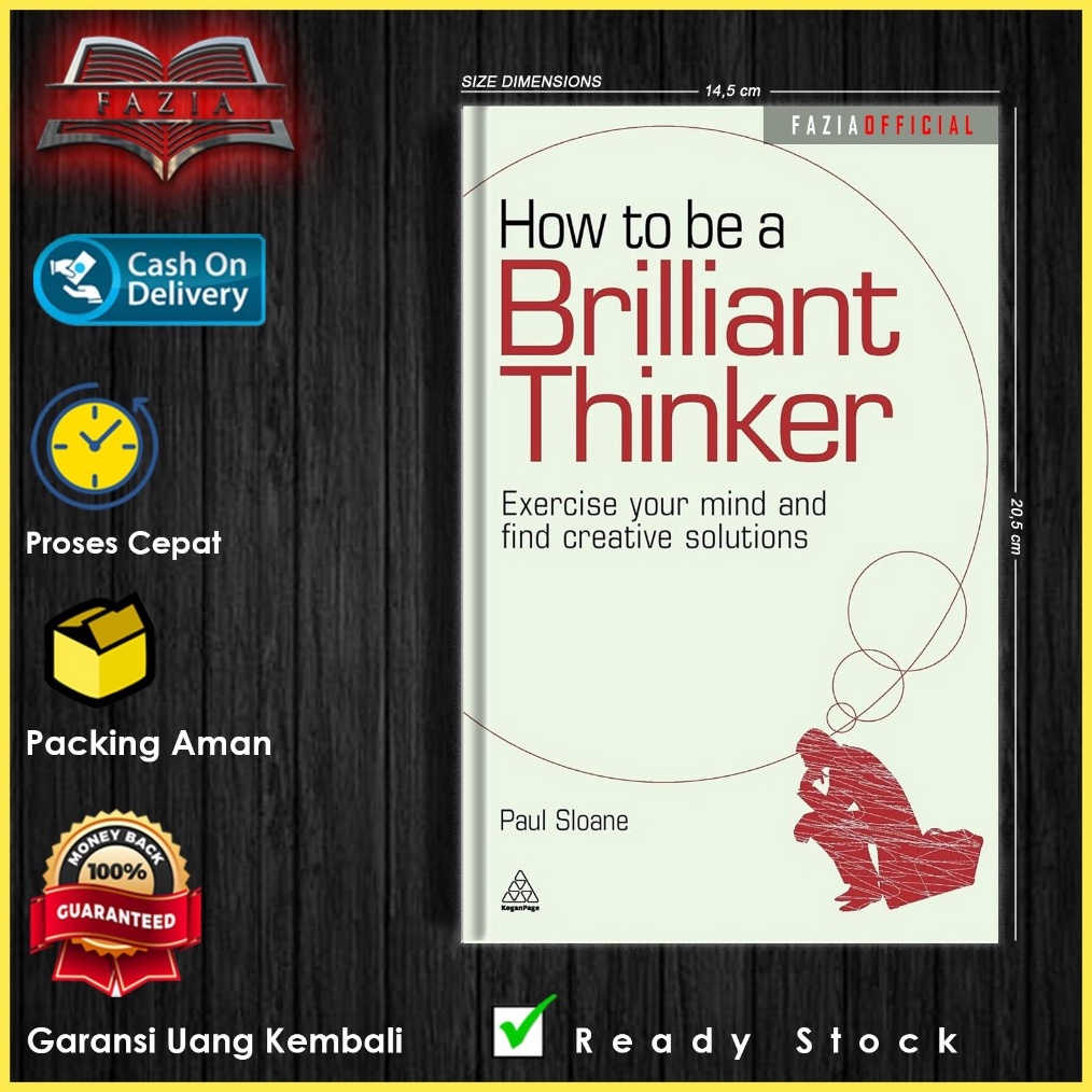 Big How to Be a Brilliant Thinker by Paul Sloane EnglishIndonesia ...