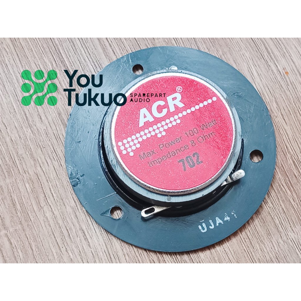 Tweeter ACR 702 Super Polymide Dome Tweeter TWD 702 100 Watt | Shopee ...