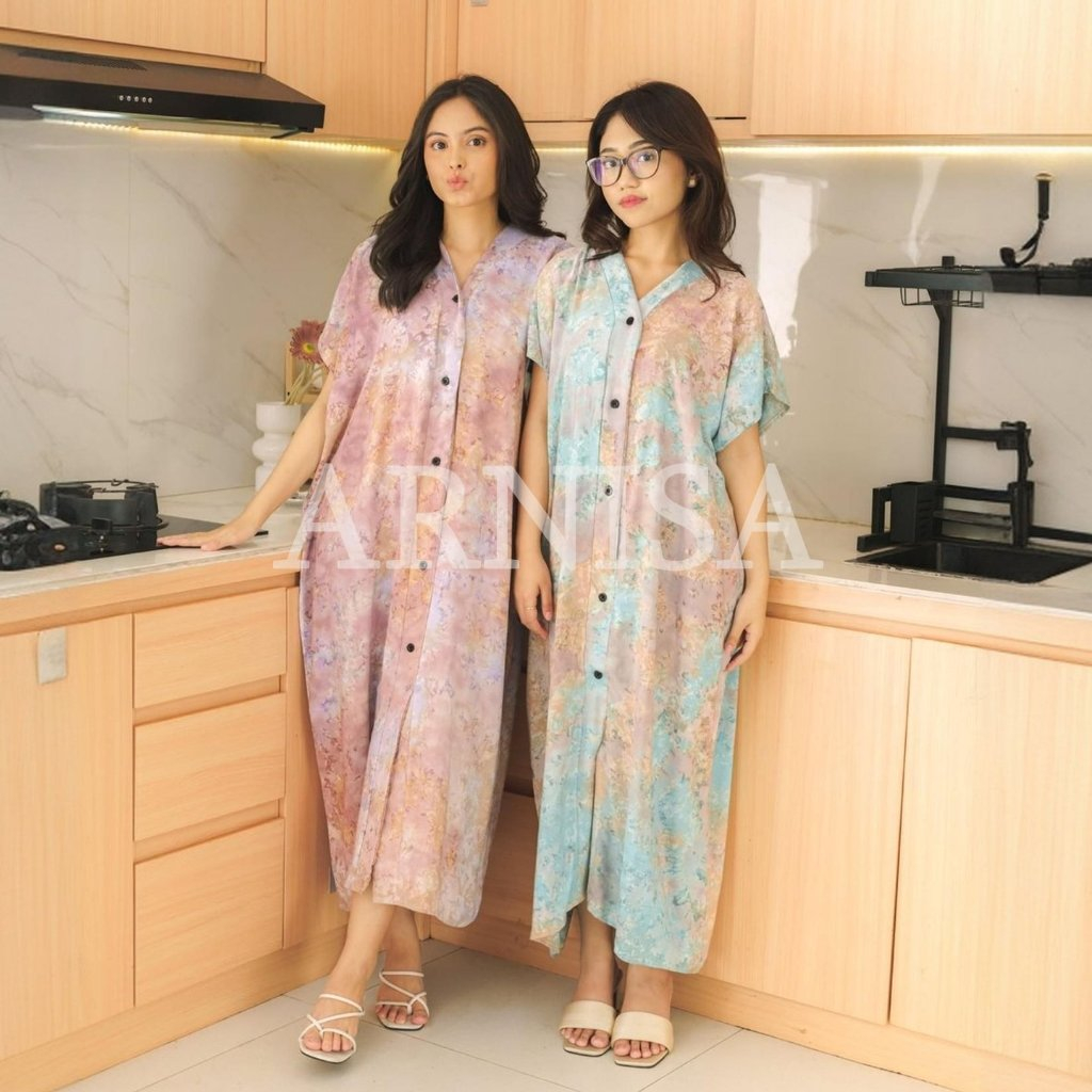 Trendy V-Neck Busui Daster Gemes Aesthetic Vol. 2 Milkyway Mix Balinese ...