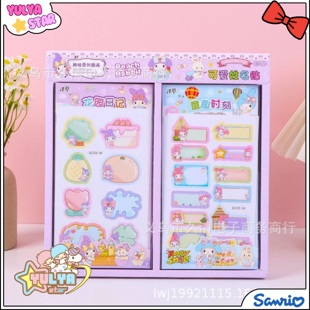 Sanrio Motif Name label Sticker/Sticker For Sanrio Name label | Shopee ...