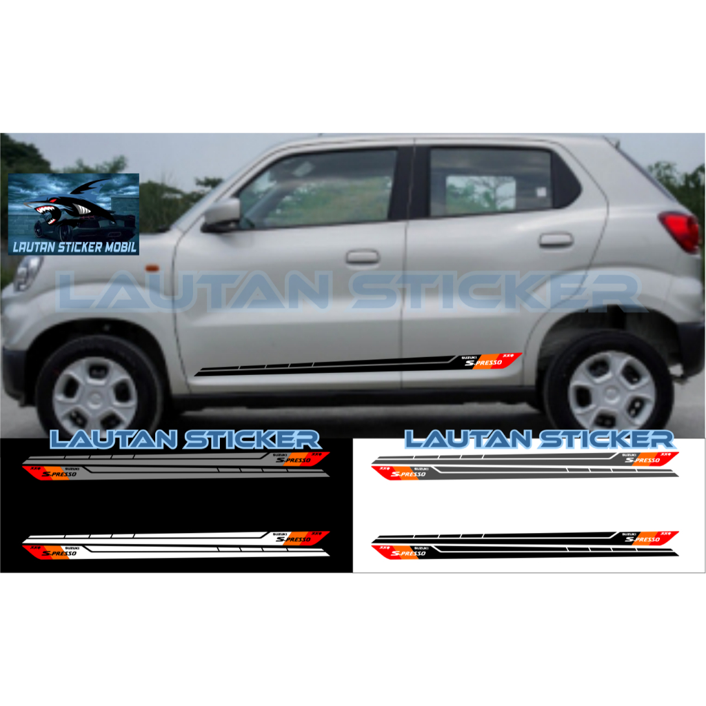 Cutting Car Sticker suzuki s presso Car list Sticker s-presso | Shopee ...