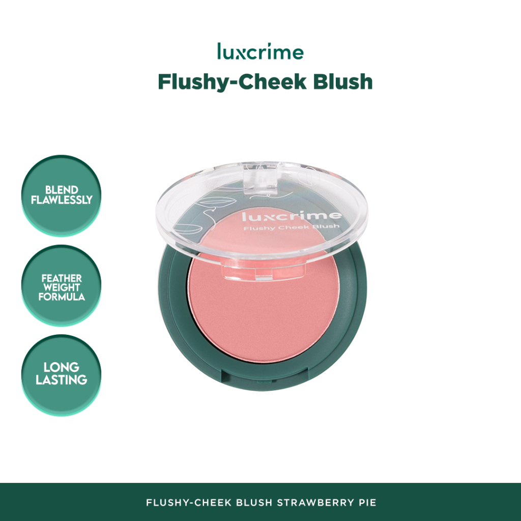 Luxcrime Flushy-Cheek Blush - Intense Color For Brighter And Long ...