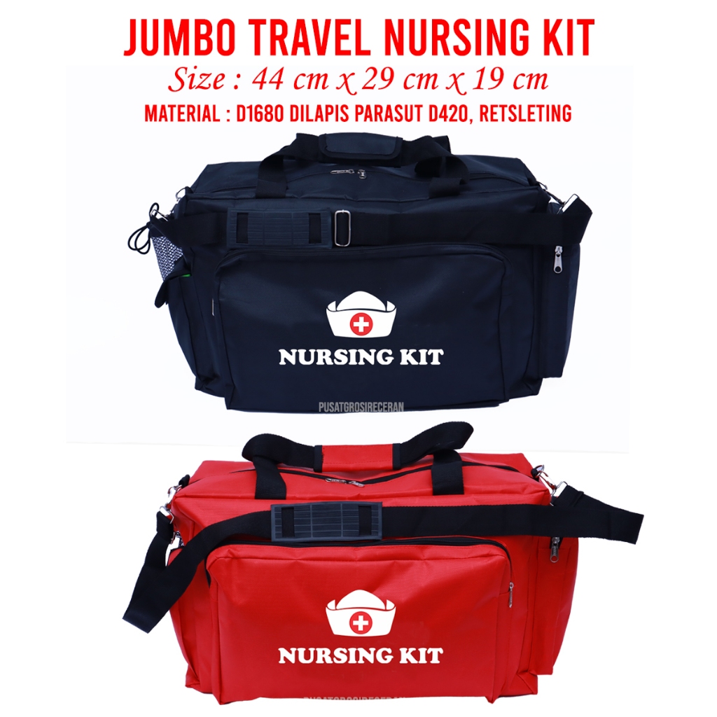 Nursing Kit Jumbo Travel Medical Kit Bag Medical Equipment Bag ...