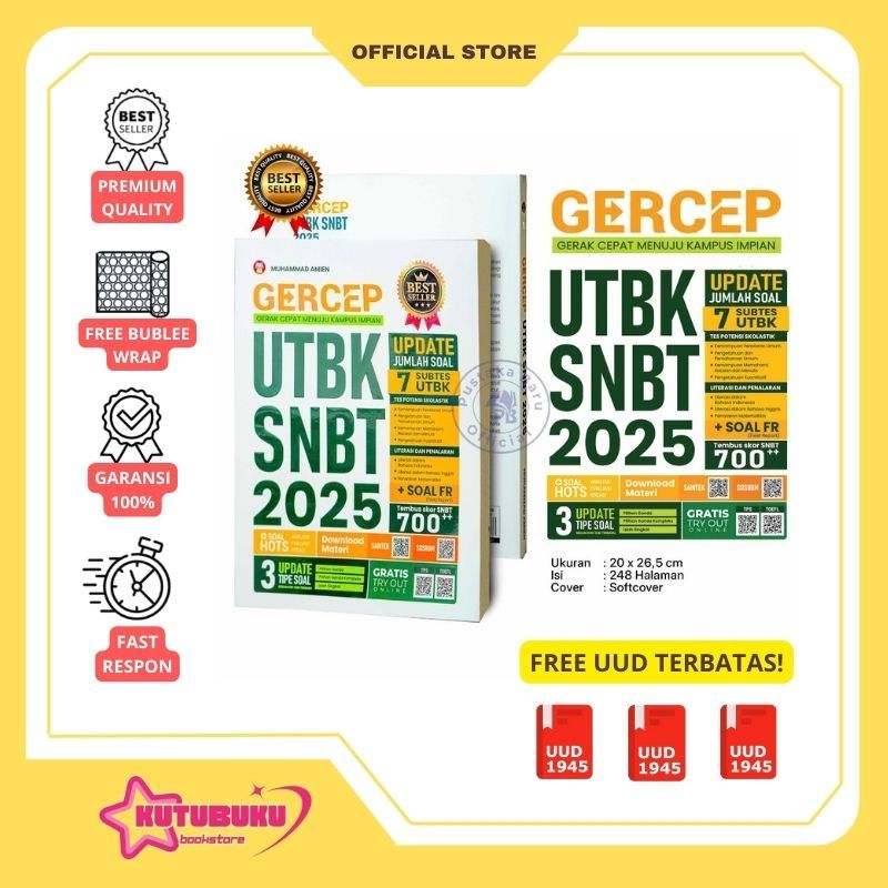 Utbk SNBT 2025 Book / Gercep UTBK SNBT 2025 + Hots Questions / Update ...