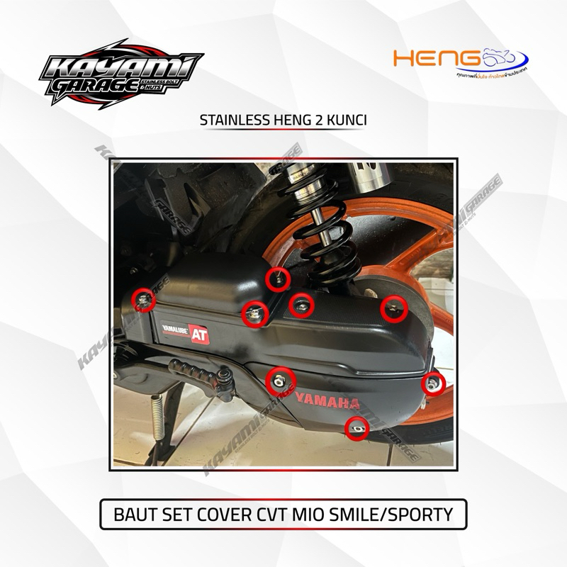 Mio sporty And smile cvt cover set Bolt | Shopee Philippines