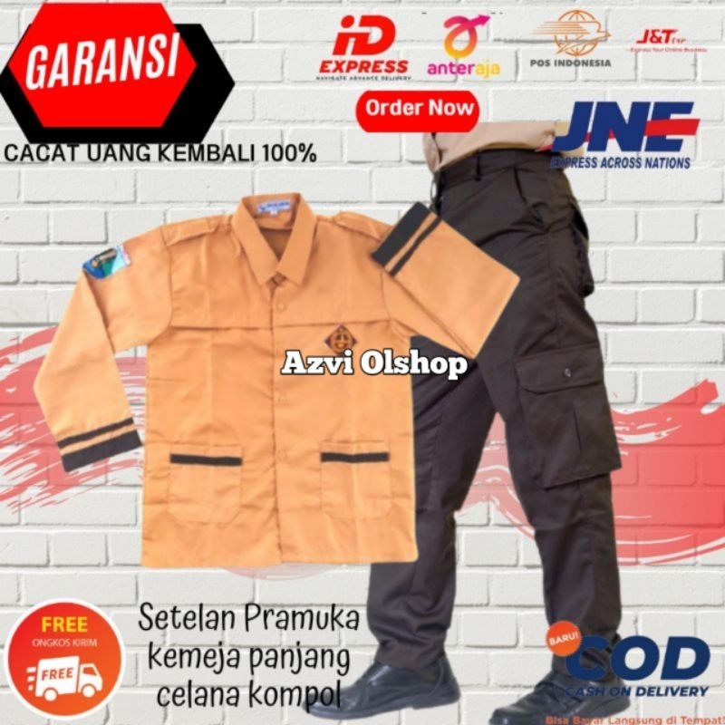 Sd/mi Alert Scout School Uniform Complete Set with Long Sleeves and ...