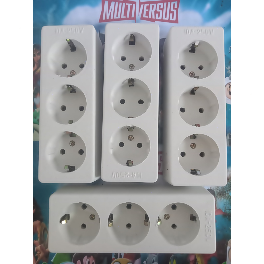 Ata- 3 Hole Grounded Socket / Original Extension Socket / SNI Socket ...