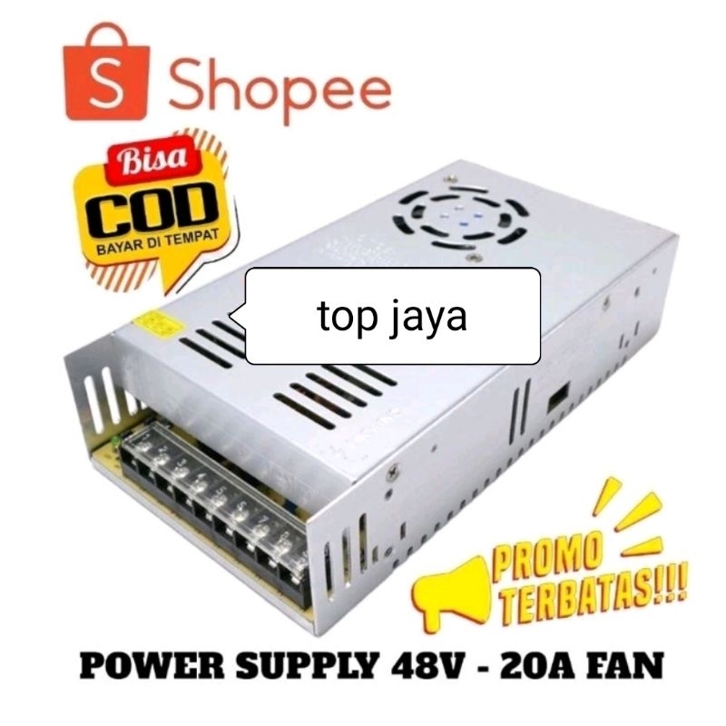 Switching Power Supply PSU 48V 20A High Quality, 48 Volt 20 Ampere Fan ...