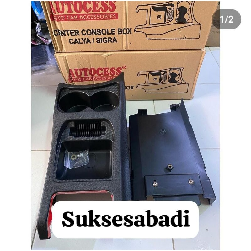 Sigra autocess Car Console box | Shopee Philippines