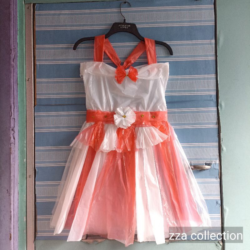Plastic costumes, plastic clothes, recycled carnival clothes | Shopee ...