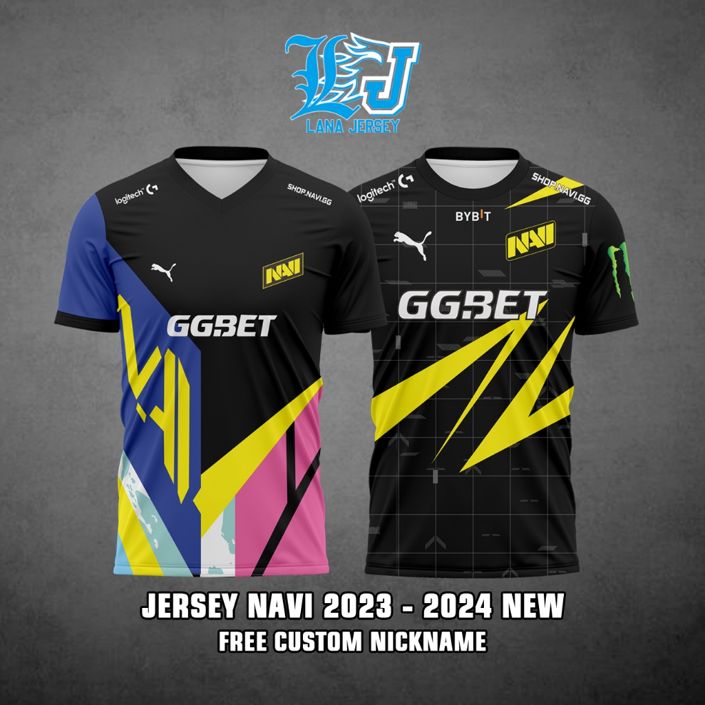 NAVI NATUS VINCERE JERSEY NEW 2023 2024 (free custom nickname) | Shopee ...