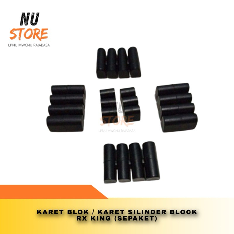 Rubber BLOCK/RX KING CYLINDER BLOCK RUBBER (PACKAGE) | Shopee Philippines