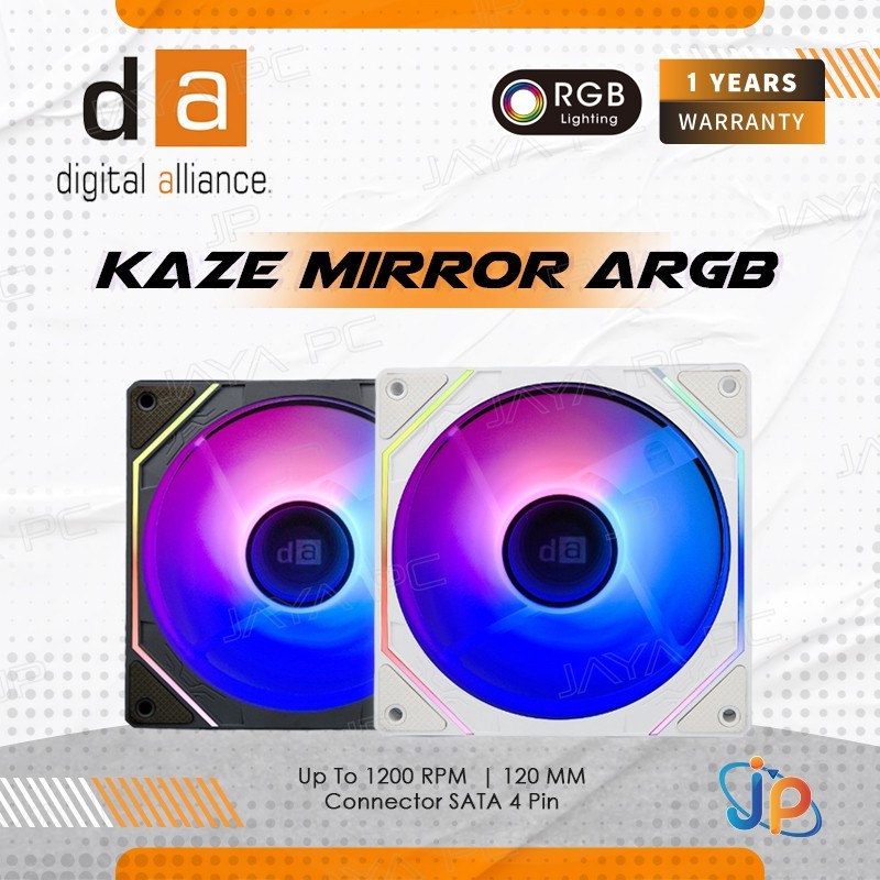 Digital Alliance Kaze Mirror Triple ARGB Cooler Case - Fan Casing 12cm ...