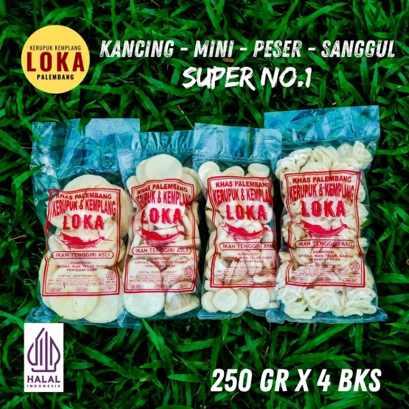 Mix A PACKAGE - TANGGUL KANTING MINI PESER SUPER TENGGIRI FISH 1 KG ...