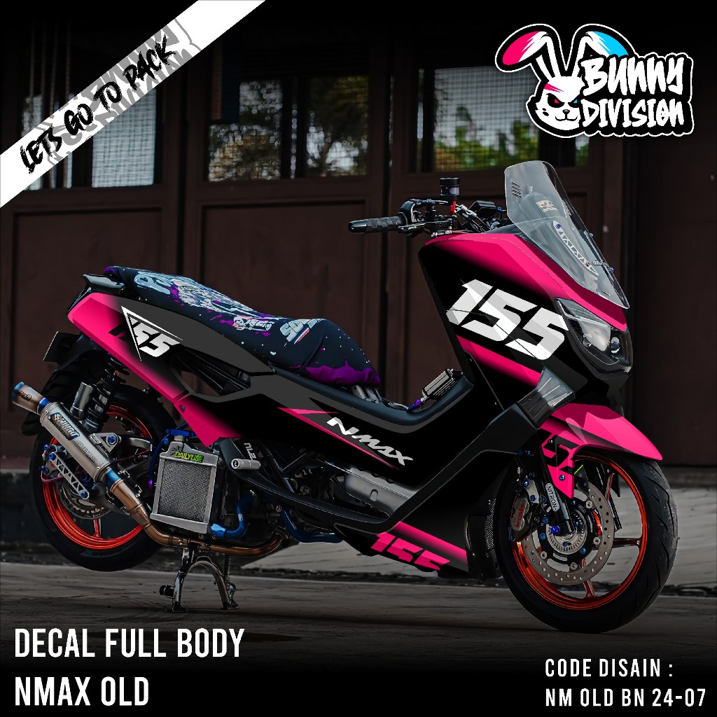 Old Yamaha Nmax Decal Sticker 2016 2017 2018 2019 Full Body Full Block ...