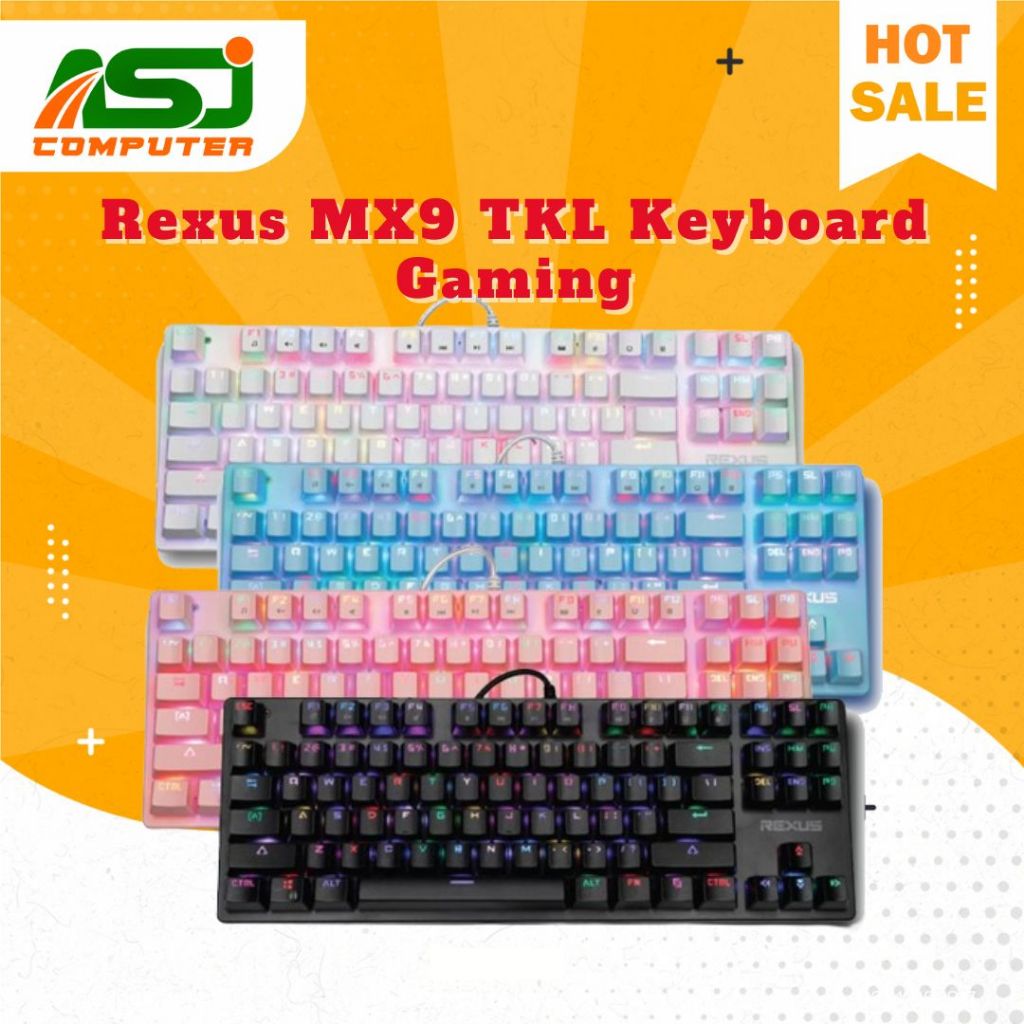 Rexus MX9 TKL Legionare MX9 TKL RGB Mechanical Gaming Keyboard | Shopee ...