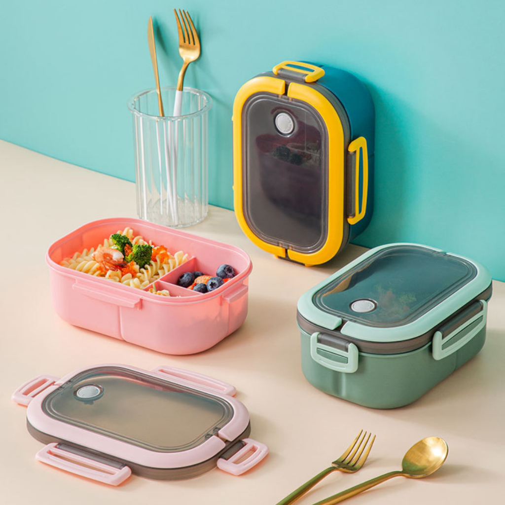 Bento LUNCH BOX SET Transparent BPA FREE 1200ml | Shopee Philippines