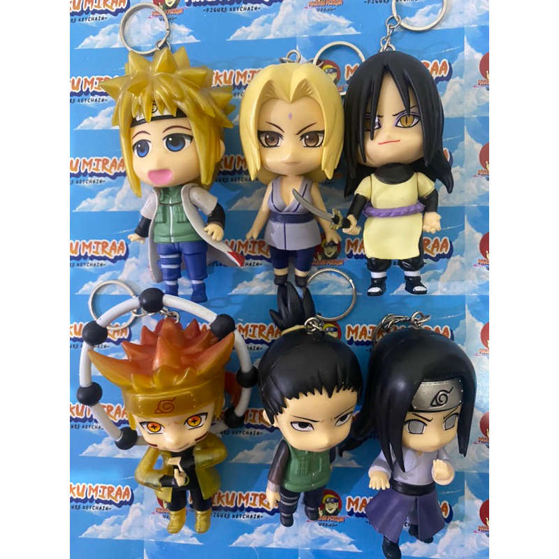 GANTUNGAN Figure Keychain / Keychain naruto big G naruto shikamaru neji ...