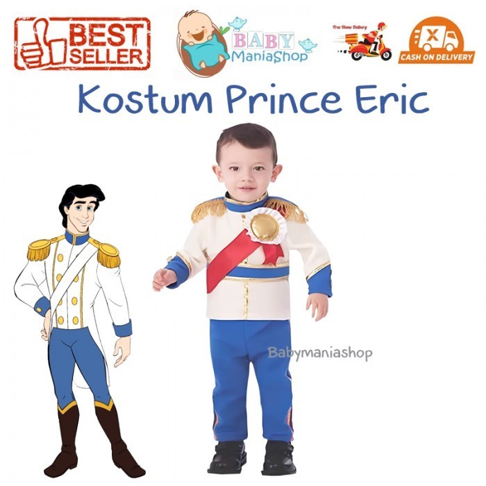 Prince Eric Costume British White Blue UN Day International Costume ...