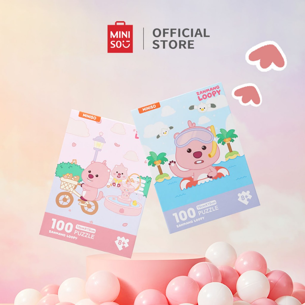 Miniso x ZANMANG Loopy Collection Puzzles 100-Piece Photo Frame Puzzle ...