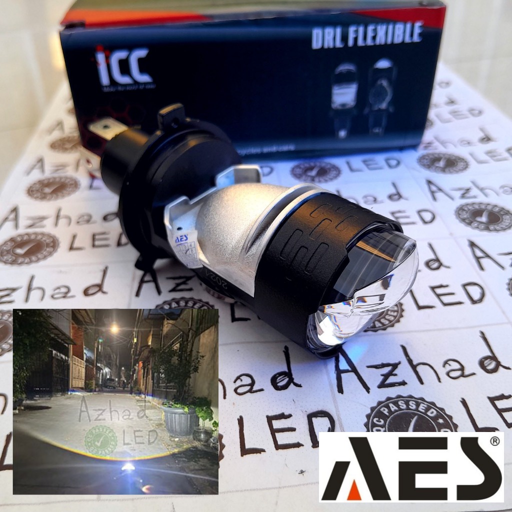 MERAH LED H4 BullAES ICC OCP Pro DEVIL 40 Watt Mini BiLED Laser ...