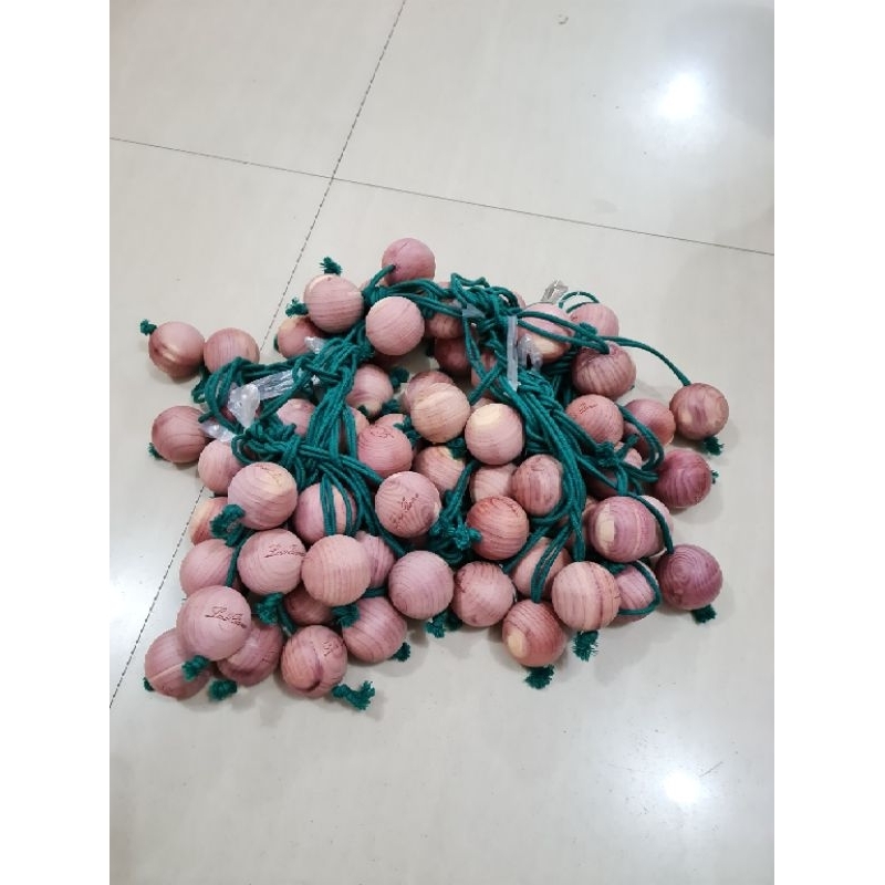 GANTUNGAN Wooden ball hanger / hanger for loro bags | Shopee Philippines