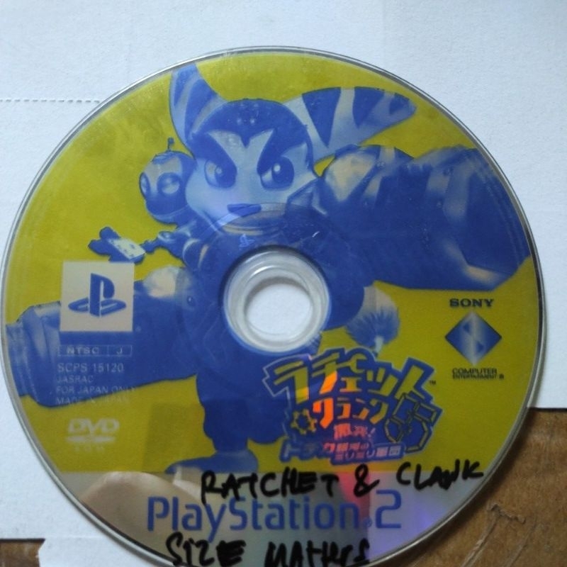 Original Ps2 Cd Cassette Rachet & Clank Size Matters | Shopee Philippines