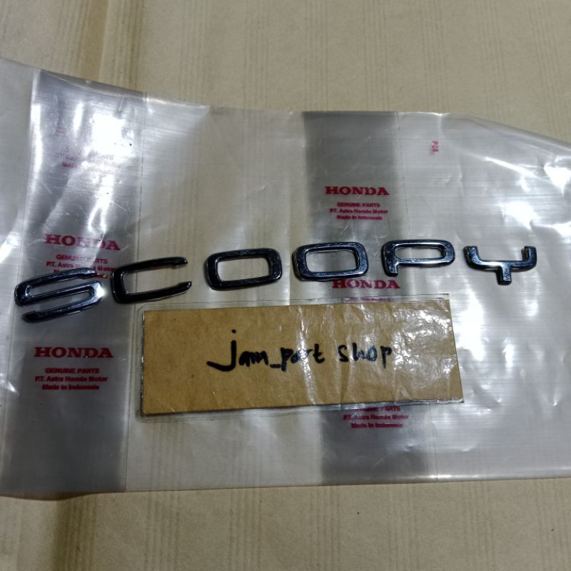 Honda scoopy chrome original sticker logo emblem | Shopee Philippines