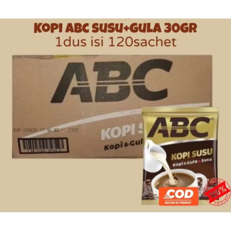 Abc Milk Coffee 1 Box Contains 120 pcs | Shopee Philippines