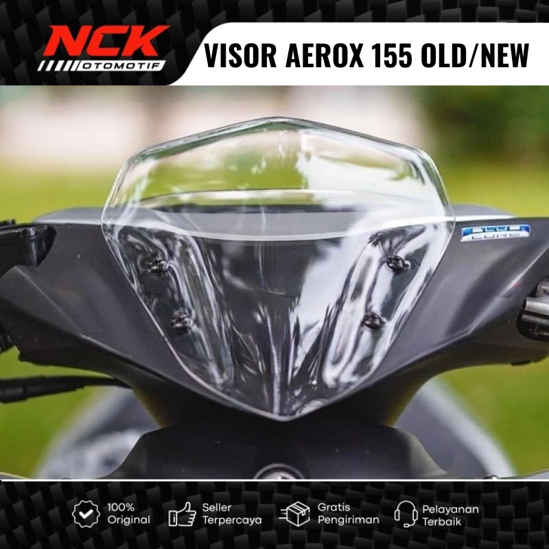 VISOR AEROX 155 OLD/NEW CLEAR THICK ANTI-SHARP WINDSHIELD | Shopee ...