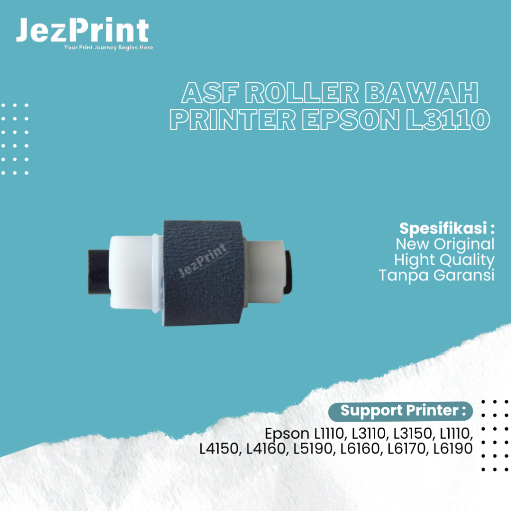 ASF Bottom Roller Epson L1110 L3210 L3110 L3150 L5190 Roll Paper Puller ...