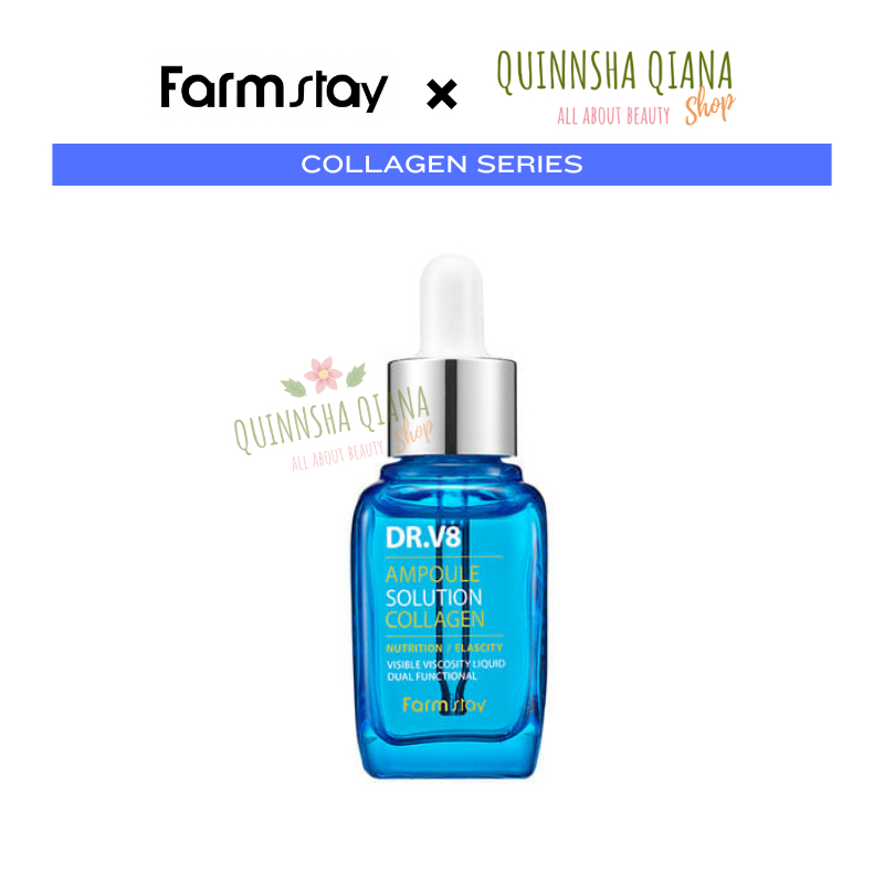 Farmstay Dr.V8 Ampoule Solution Collagen 30ml Korea BPOM Serum | Shopee ...