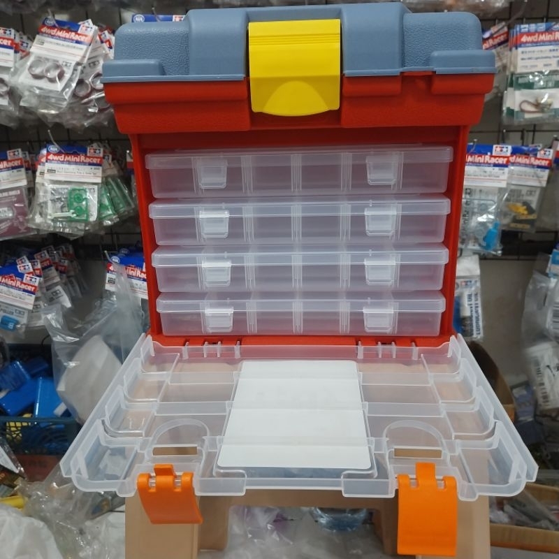 Tool BOX TAMIYA TIDY/Toolbox With 4 Layers ORGANIZER | Shopee Philippines