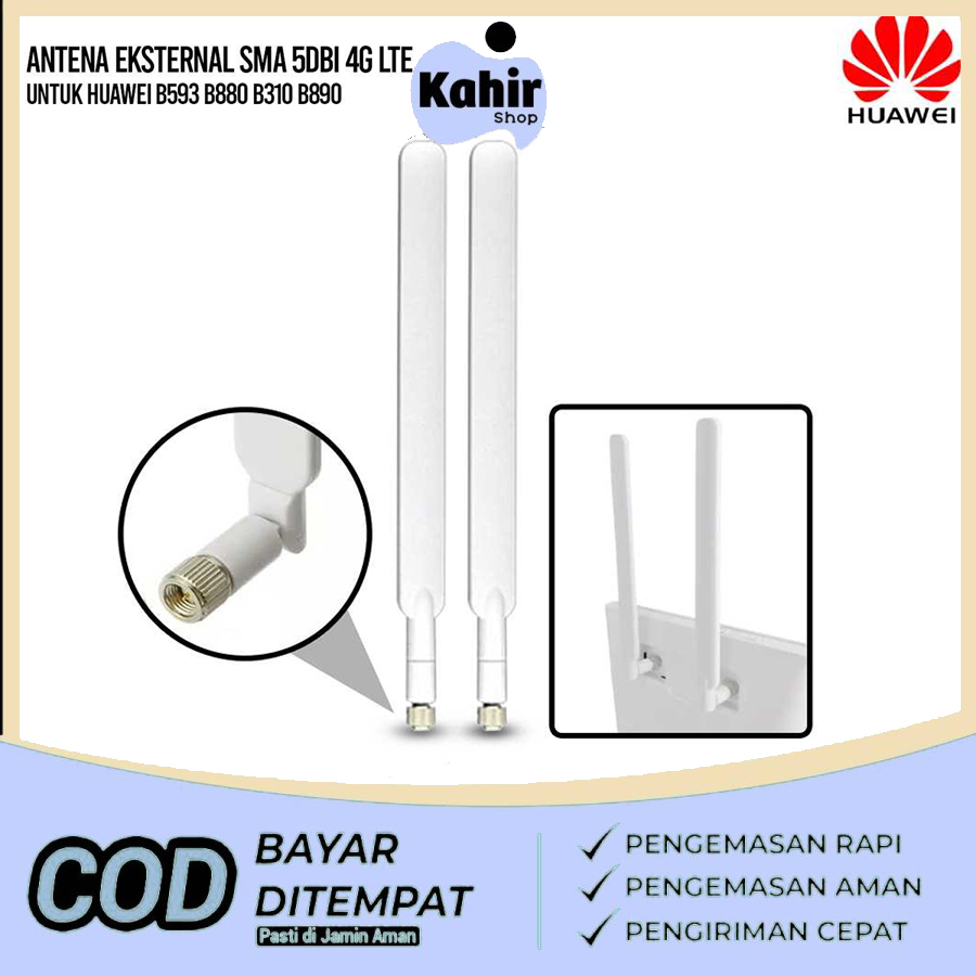 1 Pair Huawei SMA 5dBi 4G LTE External Router Modem Antenna for Huawei ...