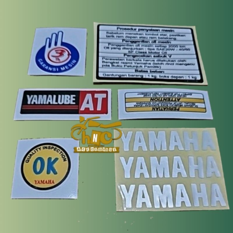 Sticker STICKER STICKER DETAILS MIO SPORTY PROSEDUR RESTORATION MIO 5TL ...
