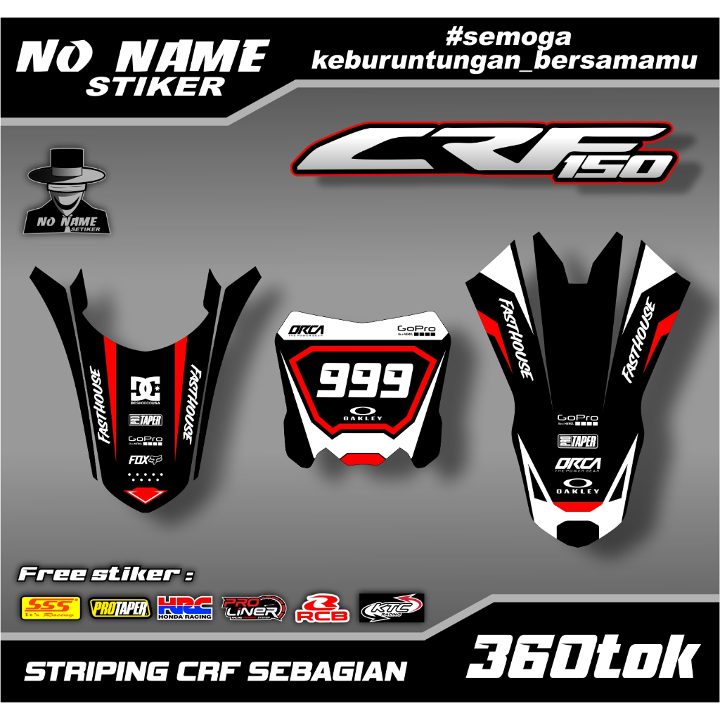 Minimalist CRF 150 L- (360tok) DECAL Sticker - CRF 150 L Trail ...