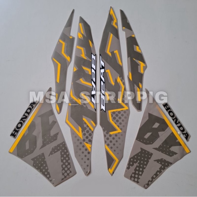 Stripping strip stickers for Honda beat street body polet trim stickers ...