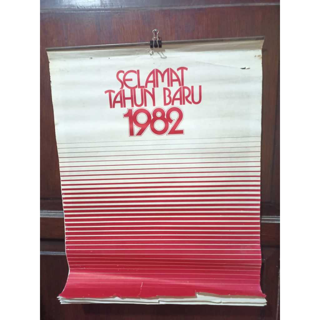 Collection Of Old 1982 Calendars PT JAINDO METAL G1 | Shopee Philippines