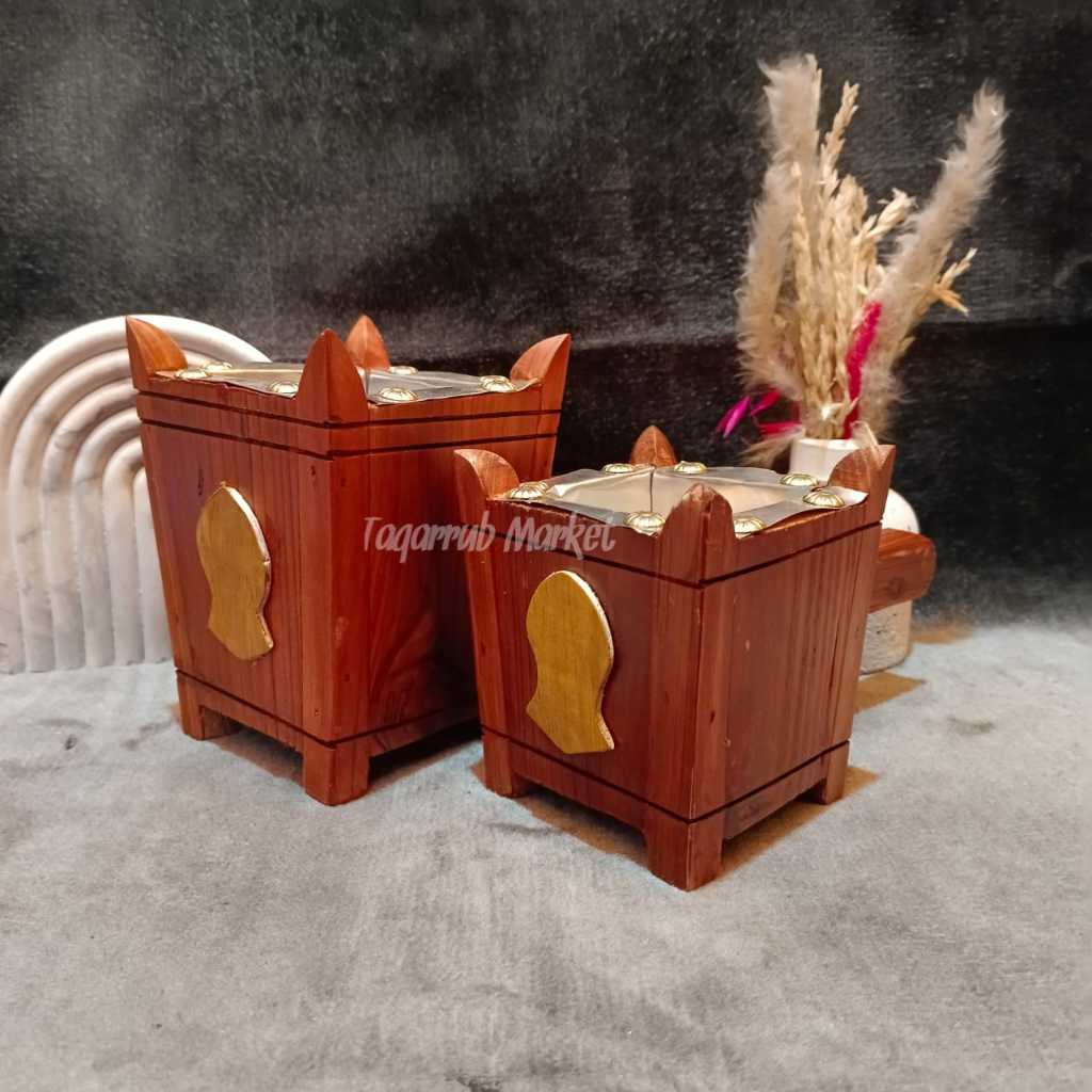 KAYU Mabkhara Motif Darkah Embossed Teak Prapen Place Bukhur Bakhour ...