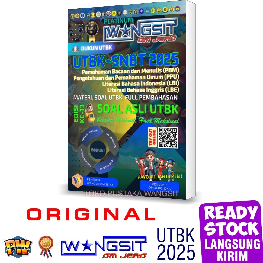 Wangsit Scholastic Book UTBK SNBT 2025/Wangsit Book UTBK SNBT PPU PBM ...